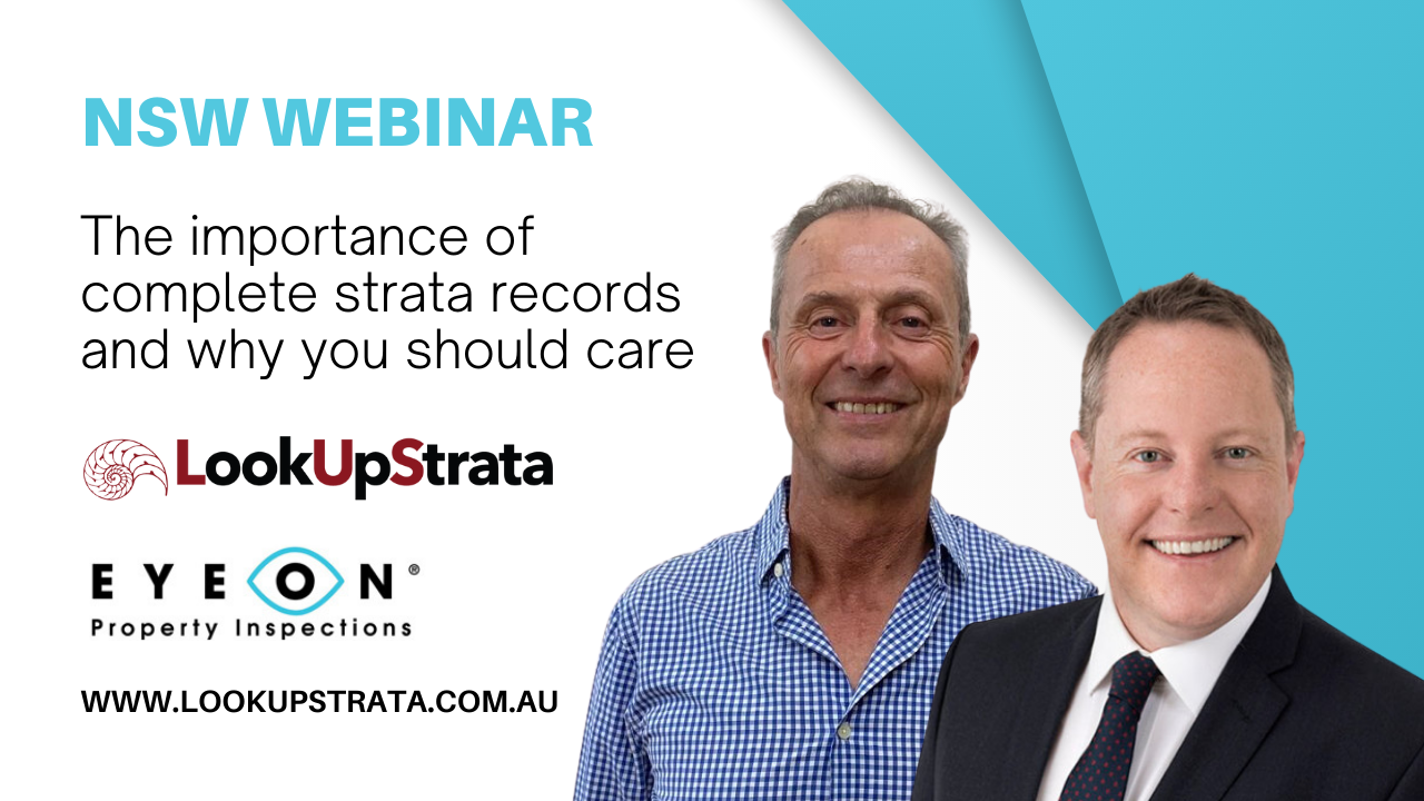The Importance of Complete Strata Records - EYEON Property Inspections